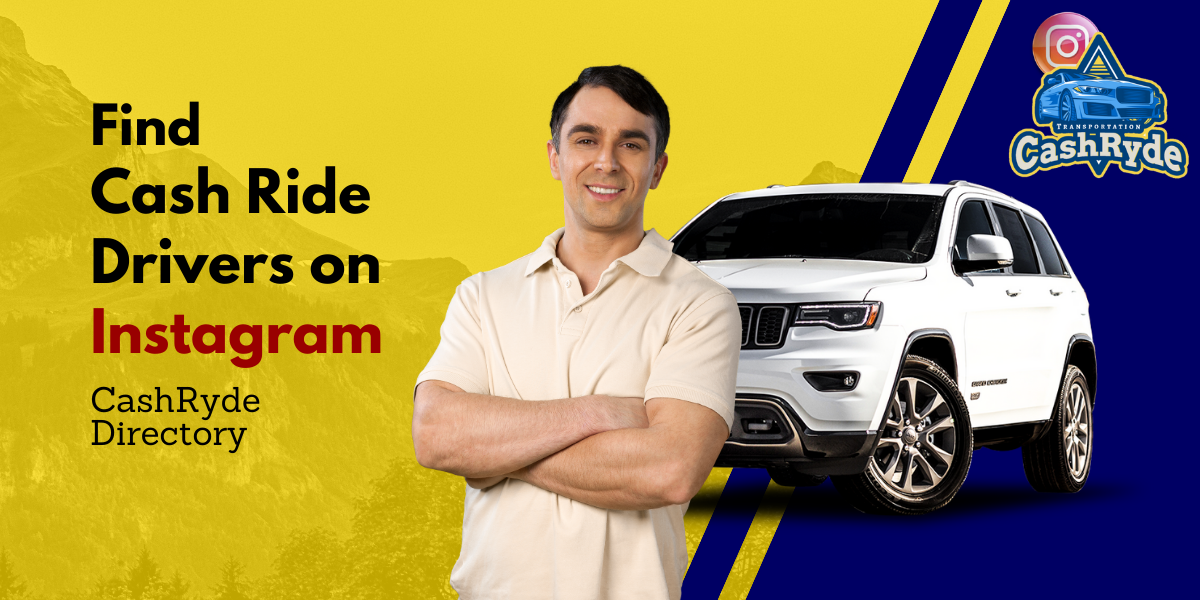 Find Cash Ride Drivers for Hire on Instagram - CashRyde Directory